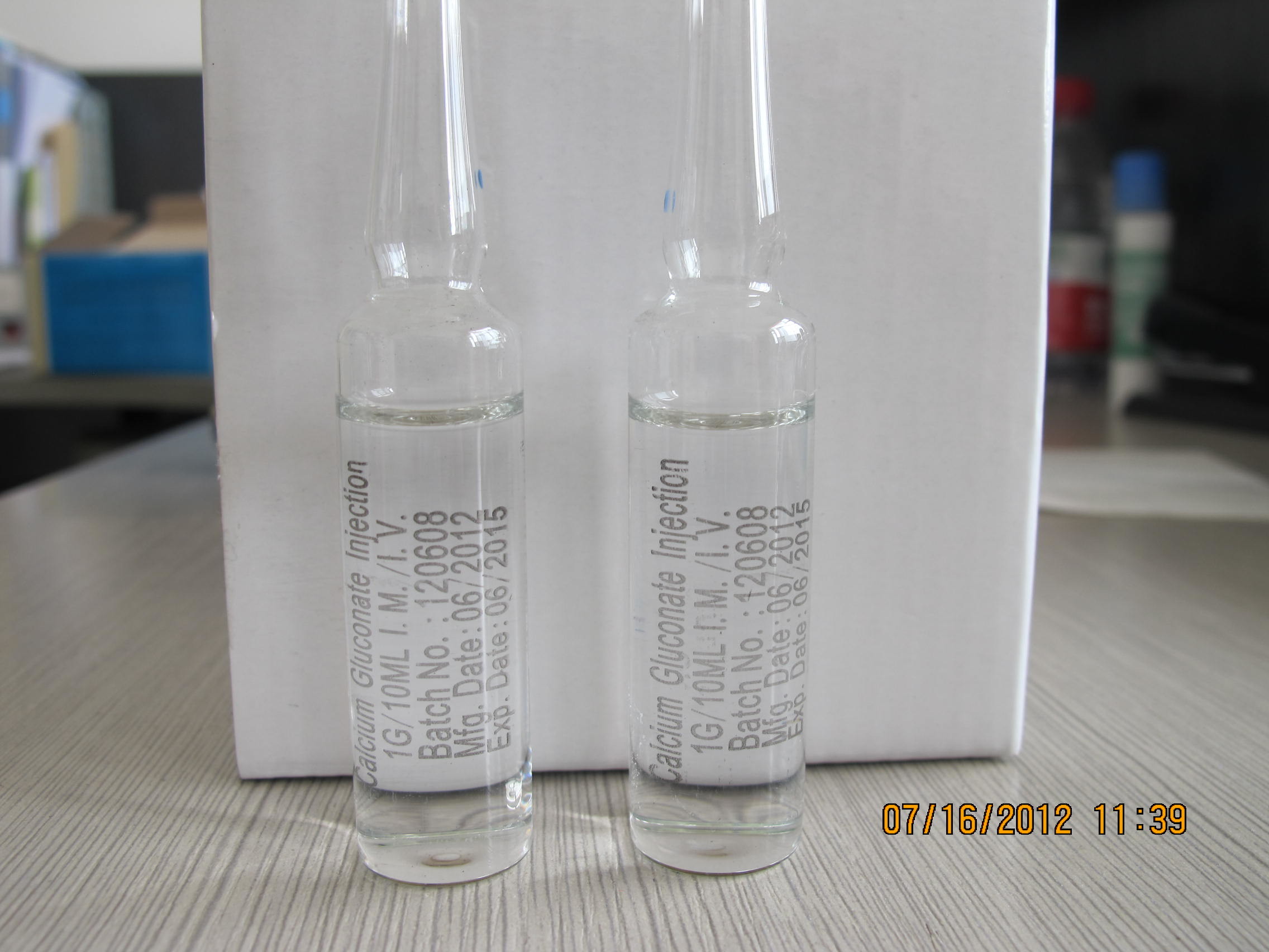 GMP Calcium Gluconate 10 Ml 10% Cal Gluconate Inj Electrolyte Supplements