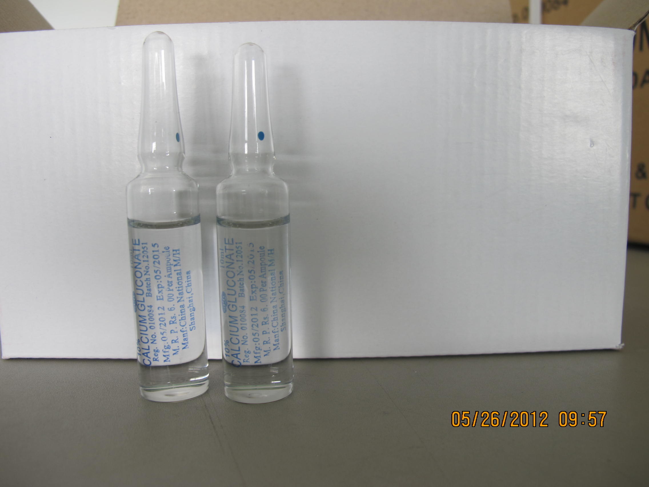 GMP Calcium Gluconate 10 Inj 10ml 1.0g Electrolyte Supplements